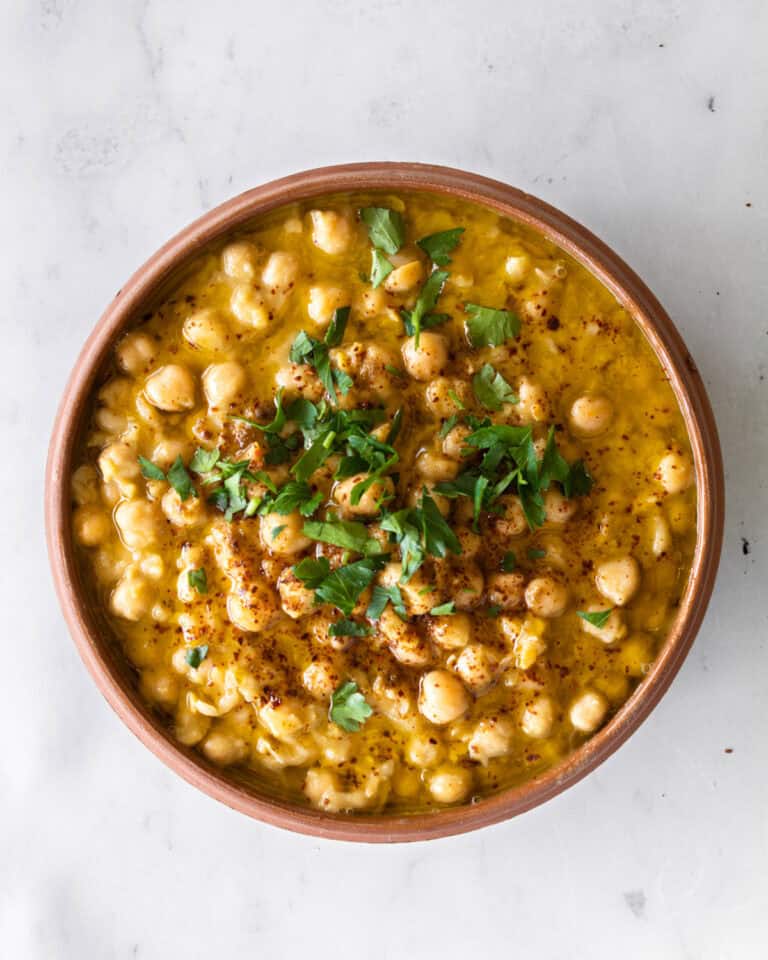 Balila (Lebanese Chickpeas) - Forks and Foliage